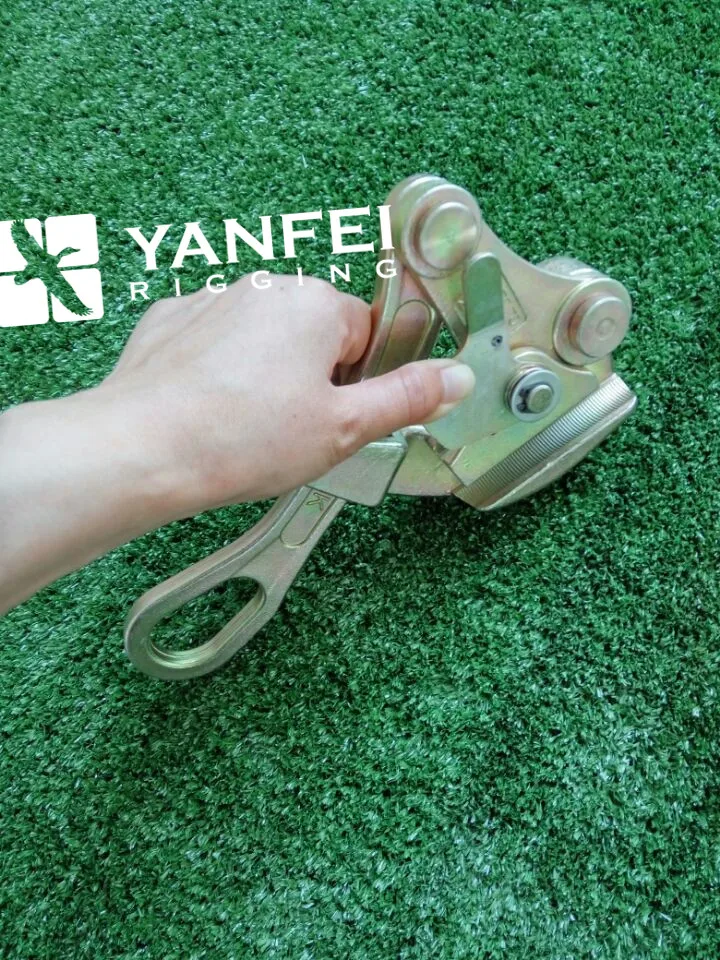 Wire Rope Puller - 1 Ton Cable Grip, 2 Ton Steel Rope Grip