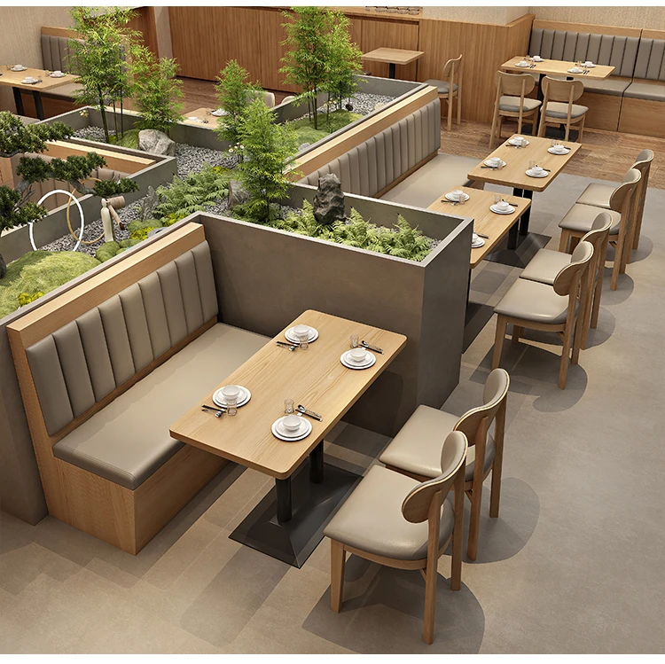Luxury Modern Commercial Restaurant Booth Seating Furniture ...