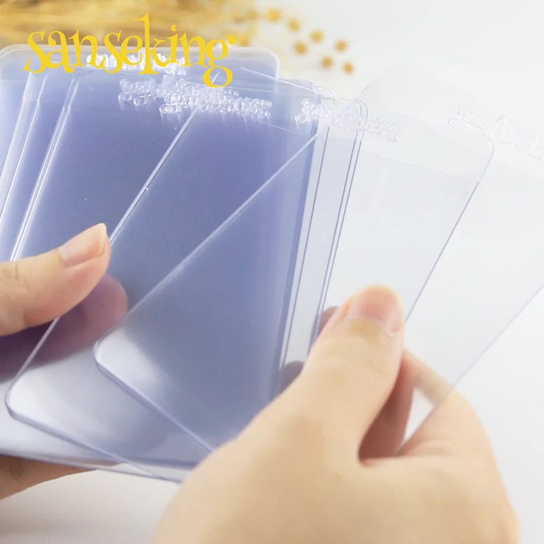 Sanseking 0.2mm Thickness Semi Rigid Card Holders For Trading Cards ...