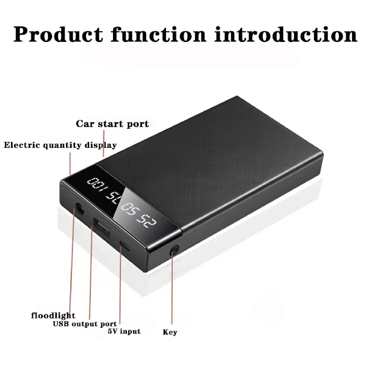 Car Emergency Tools Jump Starter 10000mah Car Jump Starter Battery Auto ...