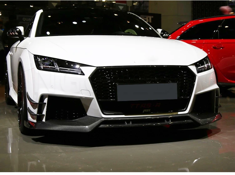 Carbon Fiber Body Kit Front Splitter Rear Diffuser Hood Sides Skirt ...