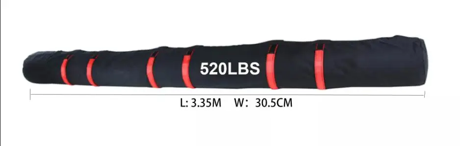 1000D Nylon Training Worm Sandbag - 520LB for Fitness
