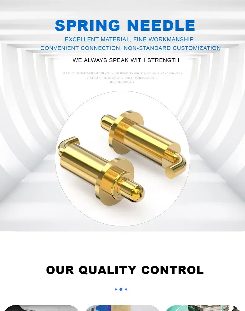 China Smt Pogo Pin Male And Female Spring Pin For Power Connector ...