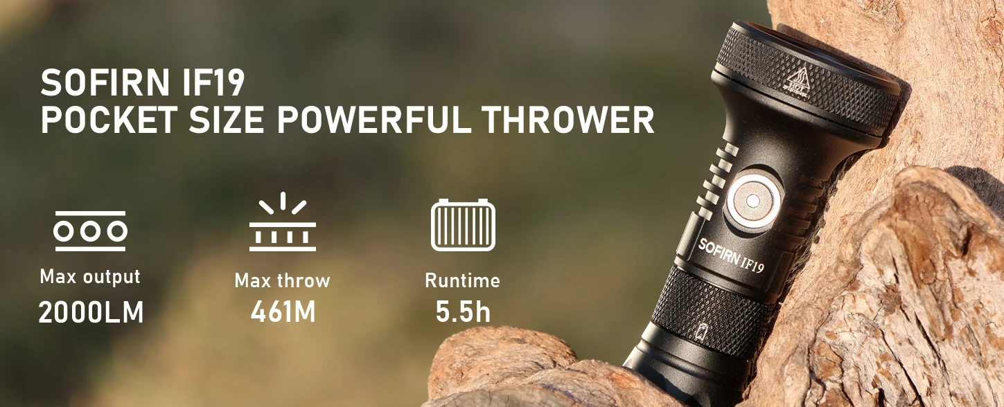 High Quality 2000lm Long Beam SST40 Powerful EDC Flashlight ...