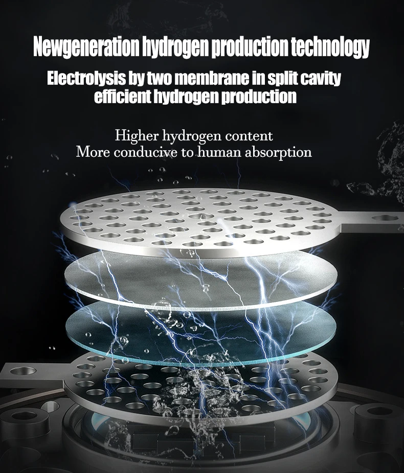2024 New Most Popular Healthy Hydrogen Water Bottle Ionizer Dupont SPE ...