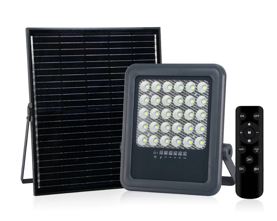 300w Solar Flood Light Led High Lumen Waterproof Ip65 Remote Control ...