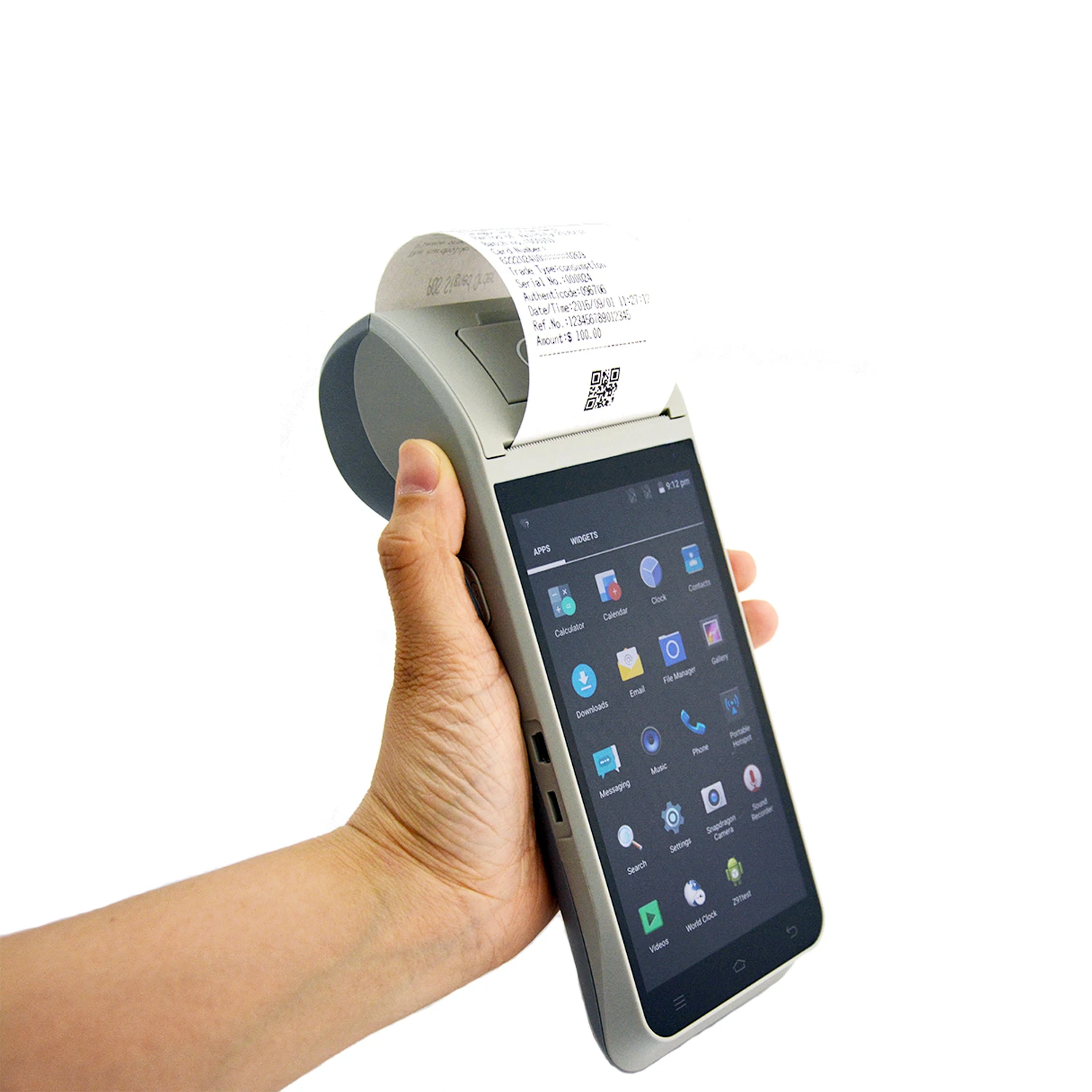 NFC Reader Portable Android POS Terminal with Thermal Printer