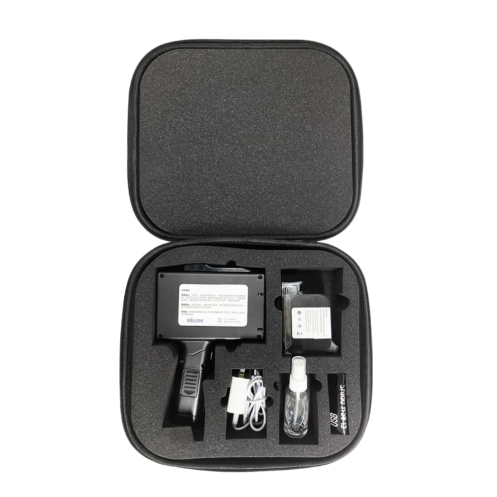 Handheld Inkjet Printer Expiry Date Coding Qr Code Barcode Logo Hand ...