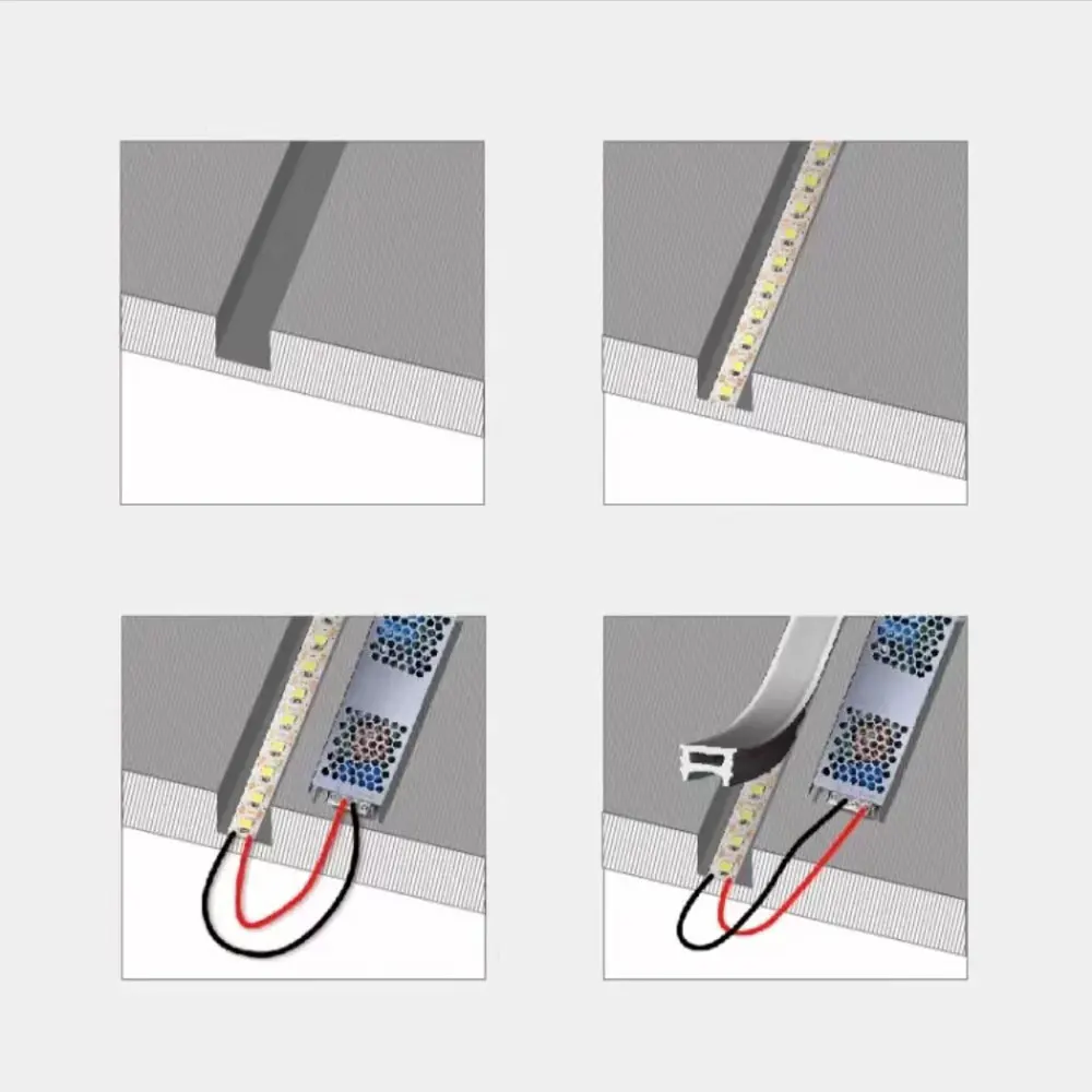 Flexible Silicone Tube for LED Strip Lights - 1-Year Warranty