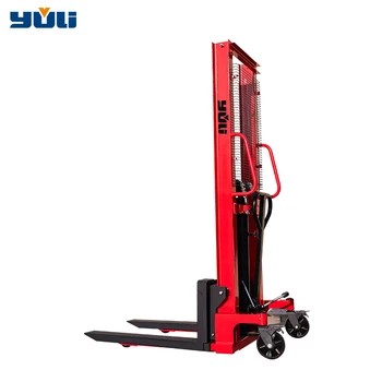 1 Ton Hand Manual Pallet Operated Stacker Hydraulic 1.6m Lifting Pallet ...