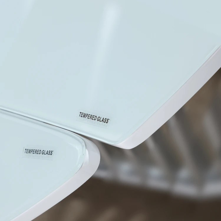 Modern Home Furniture - Rotate Expand Lift Glass Table