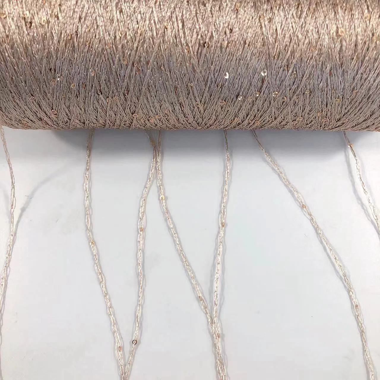 Sequin Yarn Shiny Sequin For Flat Machine And Hand Knitting Polyester ...