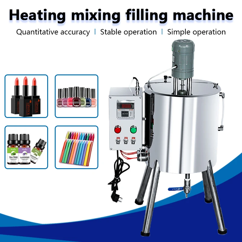 15l Liquid Stirring Vessel Detergent Blender Stainless Steel Lipstick ...