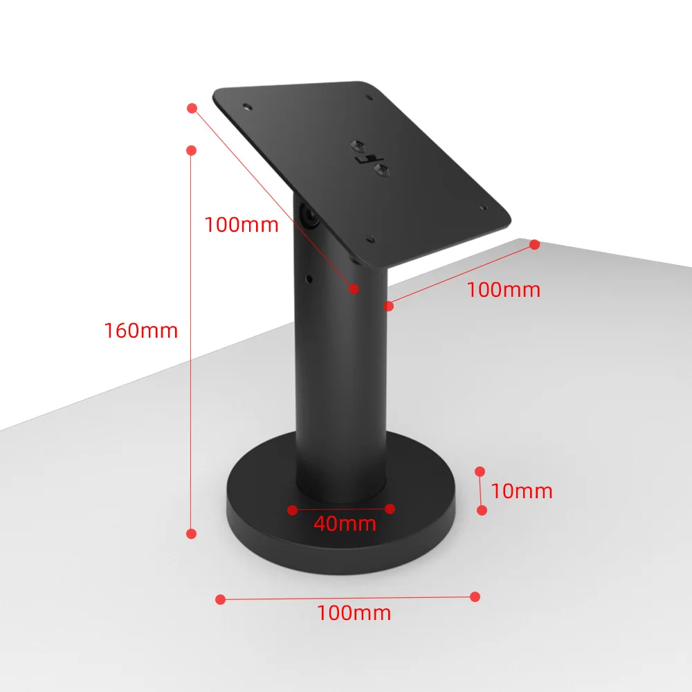 Metal Rotating 360 Degrees Table Android For Ipad Anti Theft Stand With ...