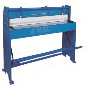 Sheet Metal Guillotine Foot Pedal Operated Power Sheet Metal Root ...
