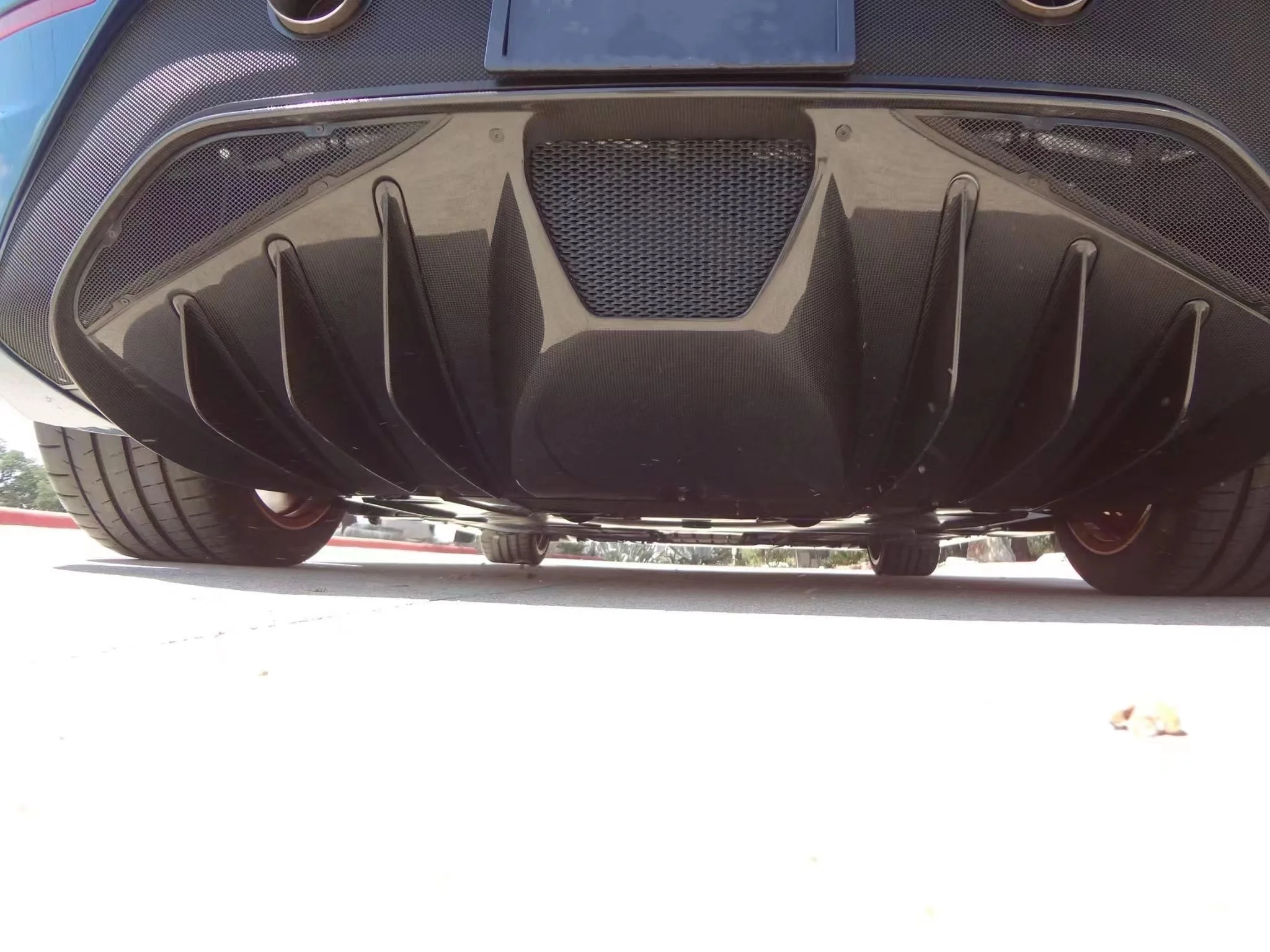Ferrari 430 Scuderia Rear Diffuser - Carbon Fiber Upgrade