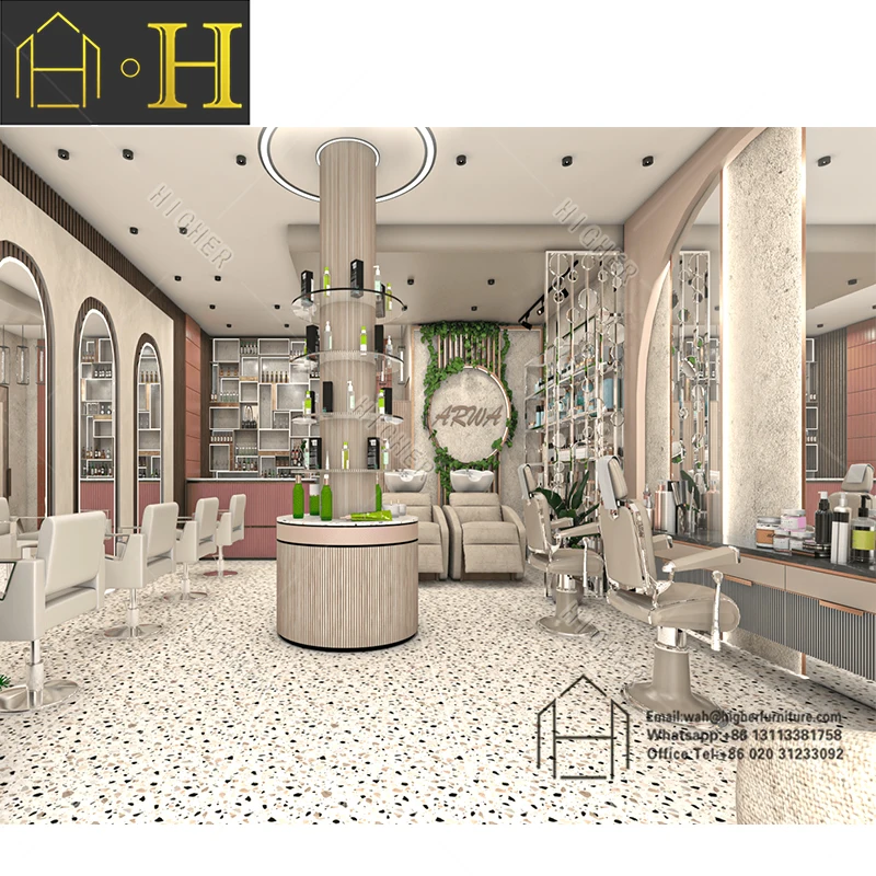 Salon Shop Furniture - Custom Display Cabinets for Barbers