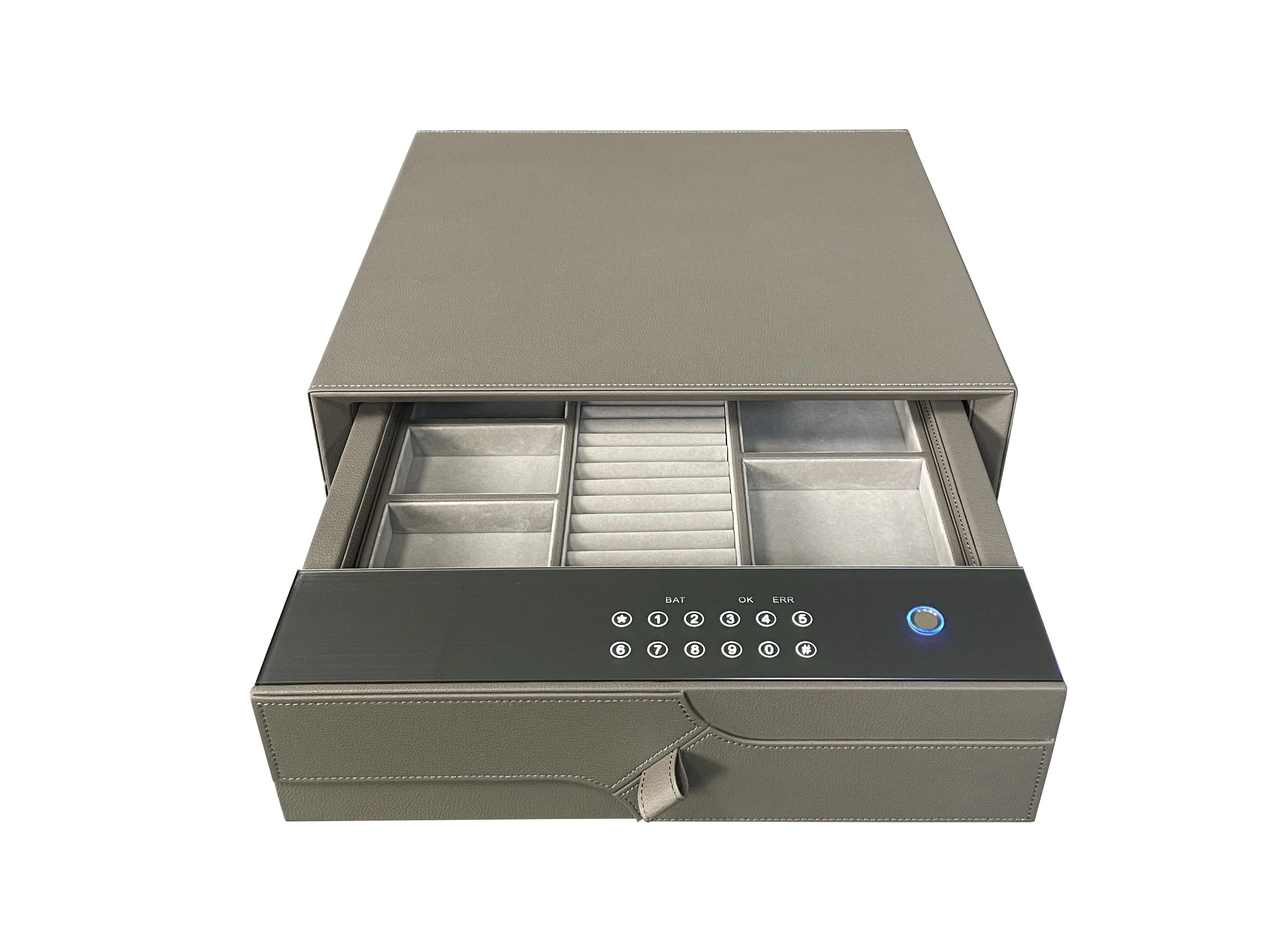 Smart Jewelry Box - Luxury Fingerprint Safe for 100 Fingers