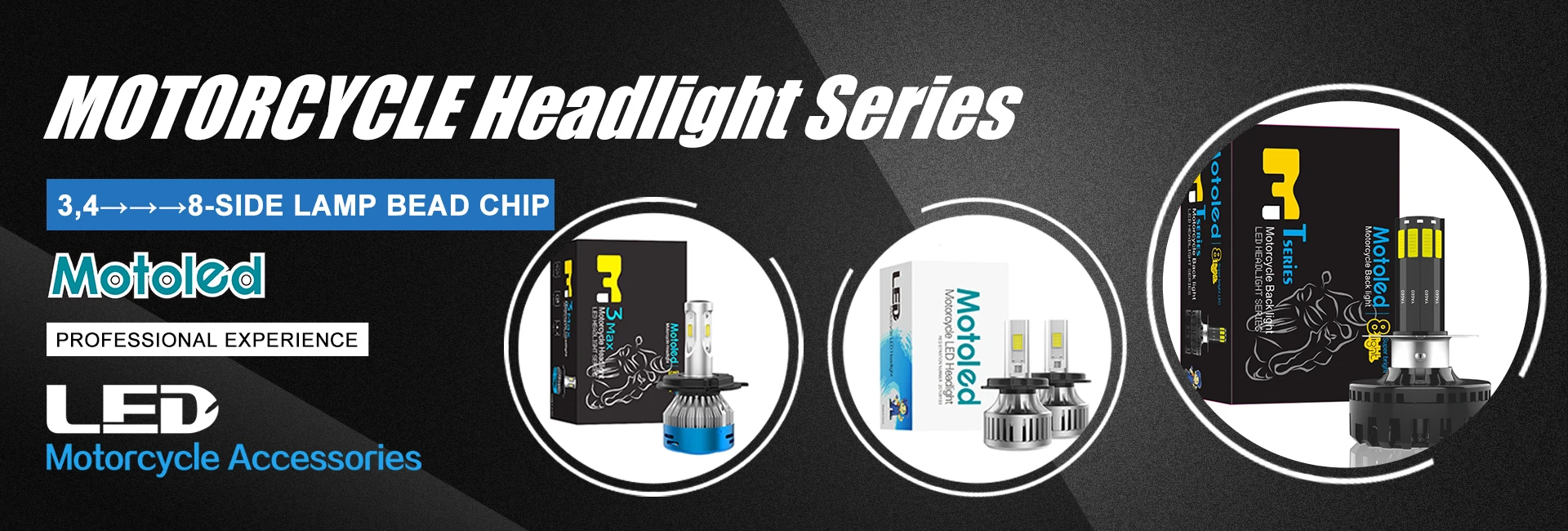 Motoled M6 COB 6000LM - LED Faros Para Motos Brillantes