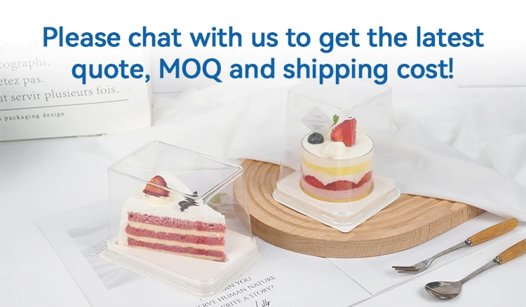 Transparent Tiramisu Container - High Quantity & Quality