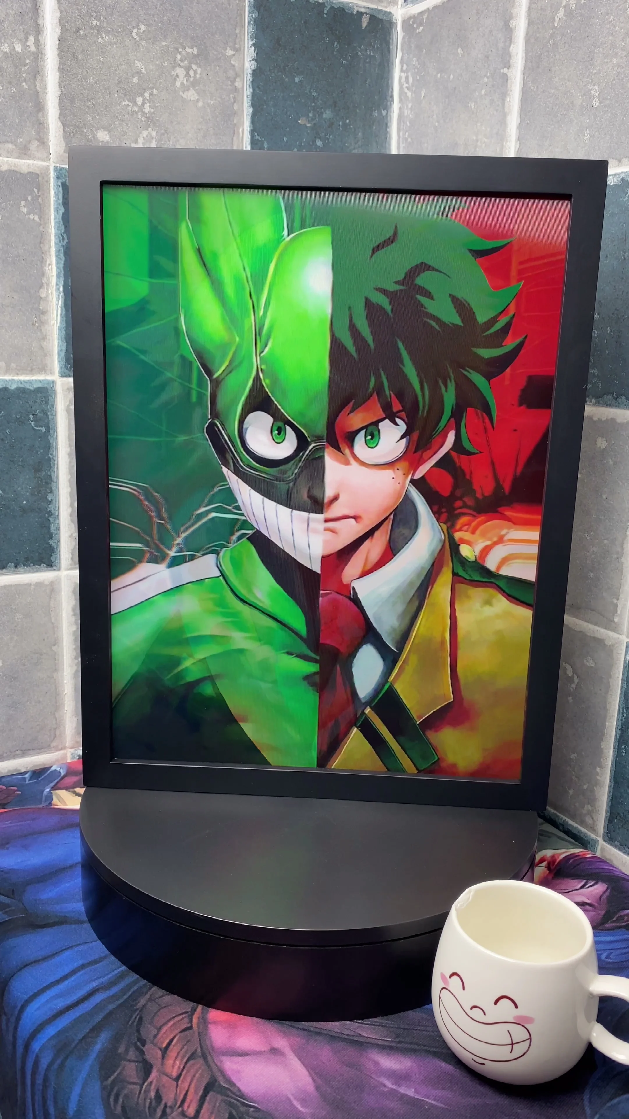 My Hero Academia 3d Anime Posters Wall Decor 3d Triple Transition Flip ...