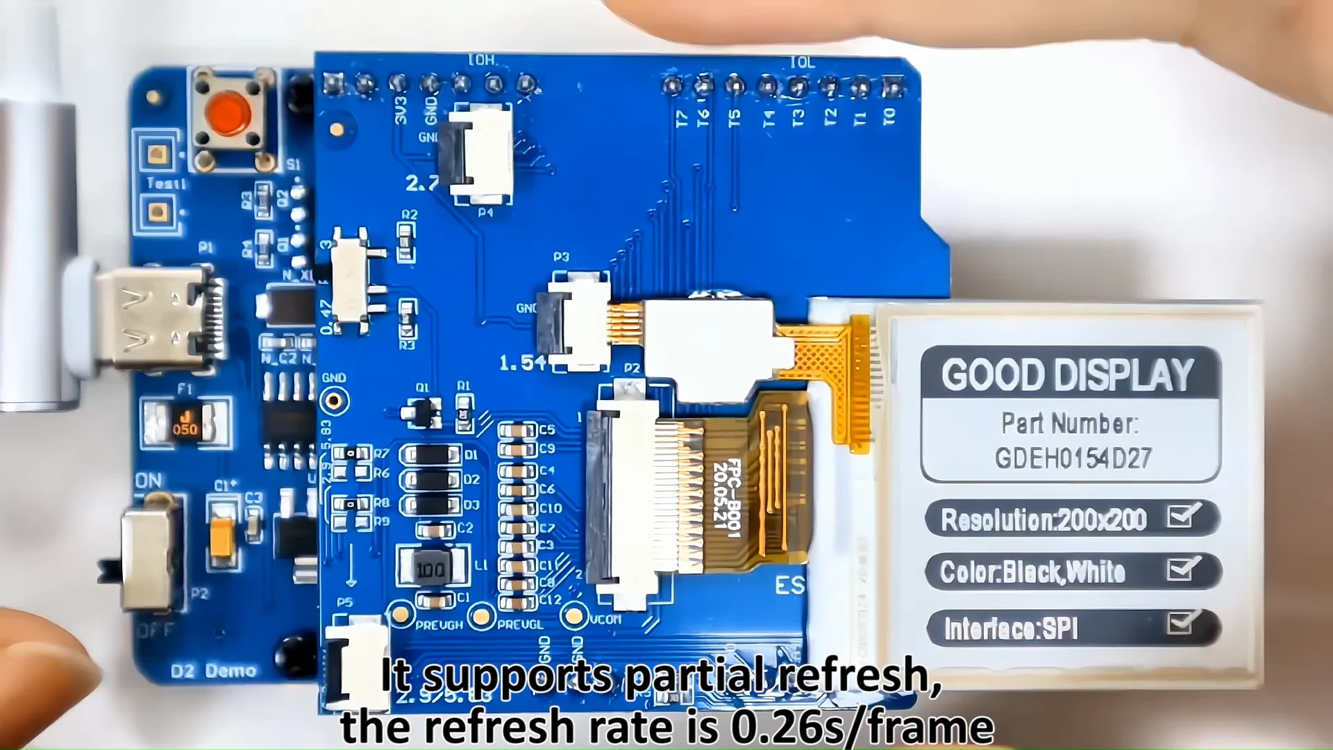 Touch Screen E-paper Display Eink Display With Touch Screen Summary ...