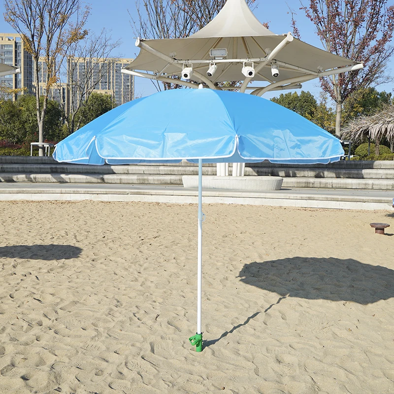 Sun Garden Parasol Beach Chair Umbrella Steel Aluminum Pole With ...