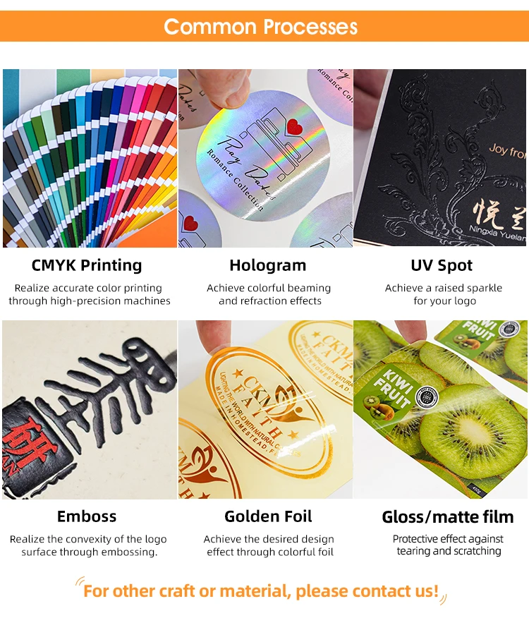 Personalized Product Custom Round Stickers Paper Vinyl Adhesive ...