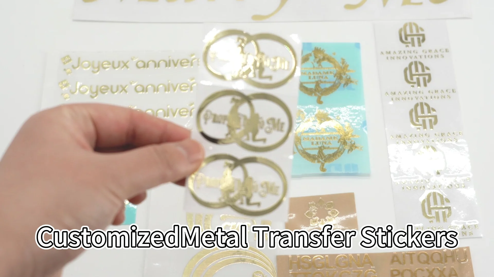 Metal Transfer Stickers Support Customization,Durability,Waterproof ...