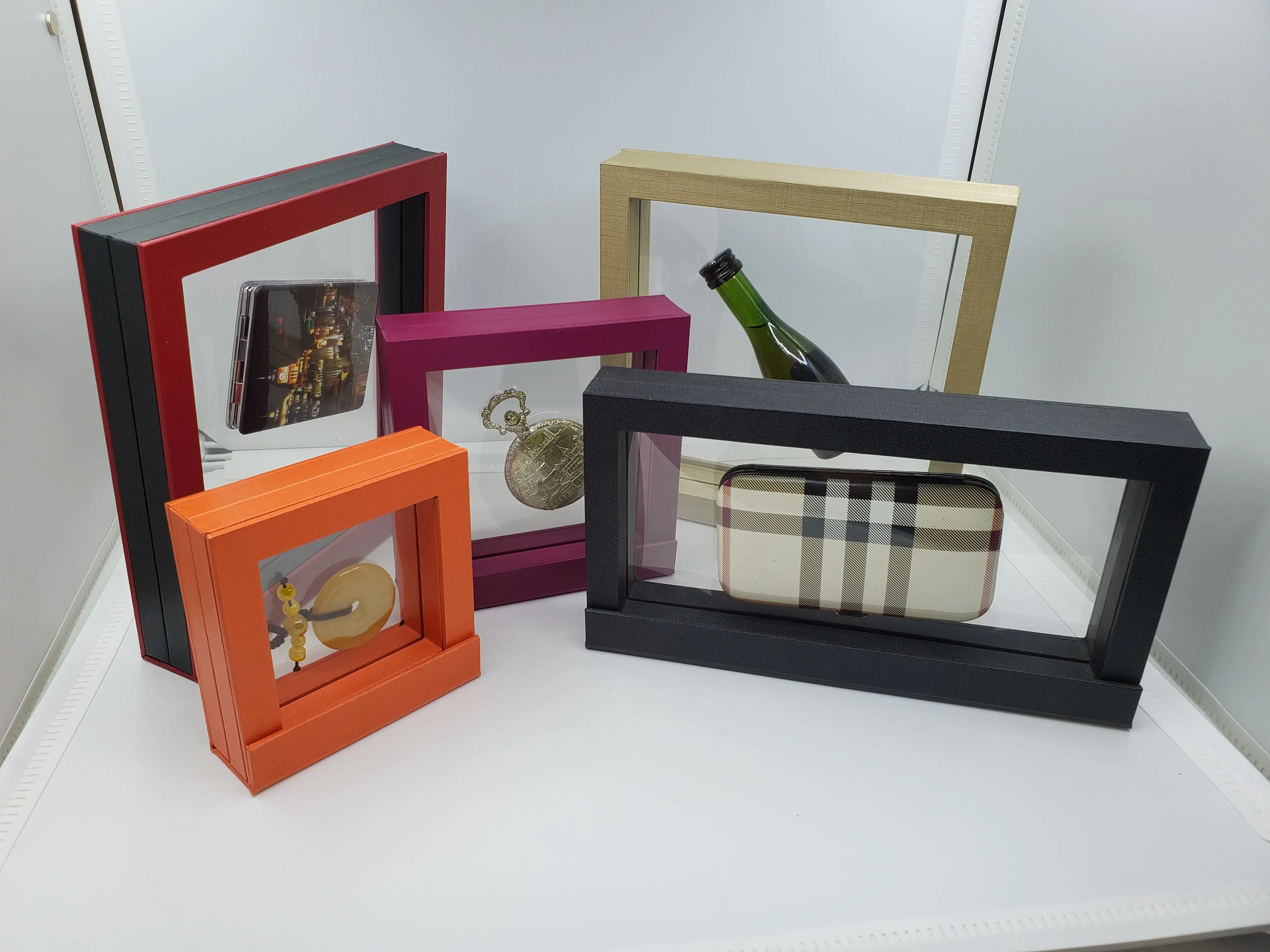 3D Display Box - Elegant Jewelry Showcase Stand Case