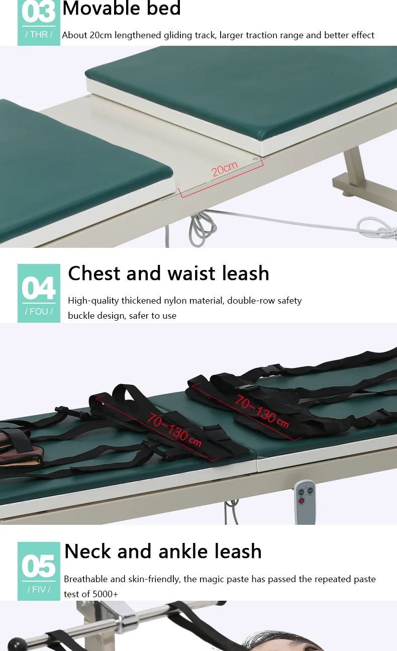 Cervical and Lumbar Electric Traction Bed - Xinlei Q-yc01