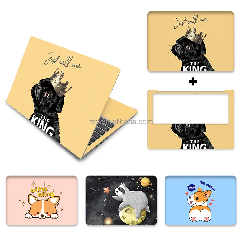 DIY Universal Laptop Skin Stickers Cartoon Cover Skins Vinyl Sticker 13 ...