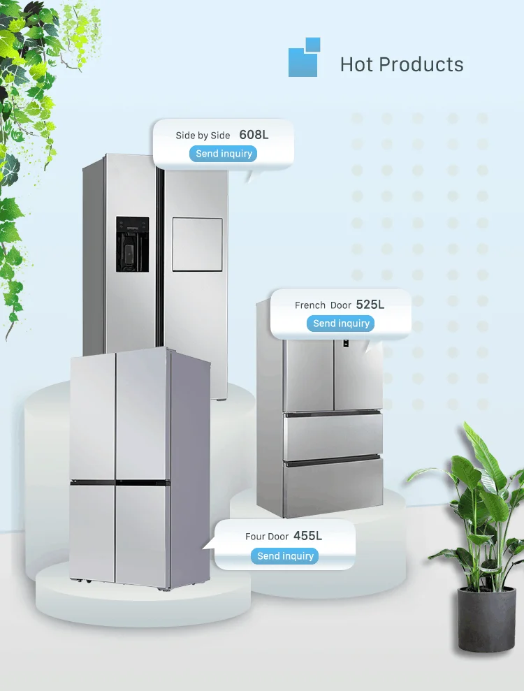 525l Top Selling Energy Saving Inverter Refrigerator For Home French ...