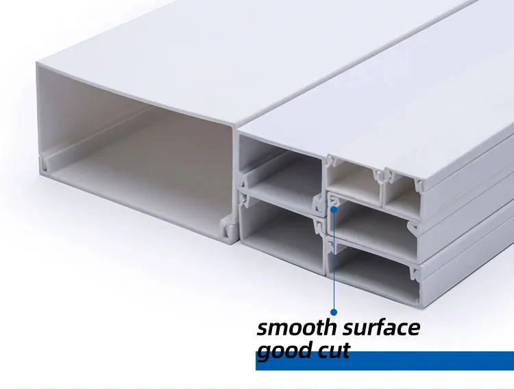 Cable Trunking Sealed Design PVC Trunking for Easy Installation