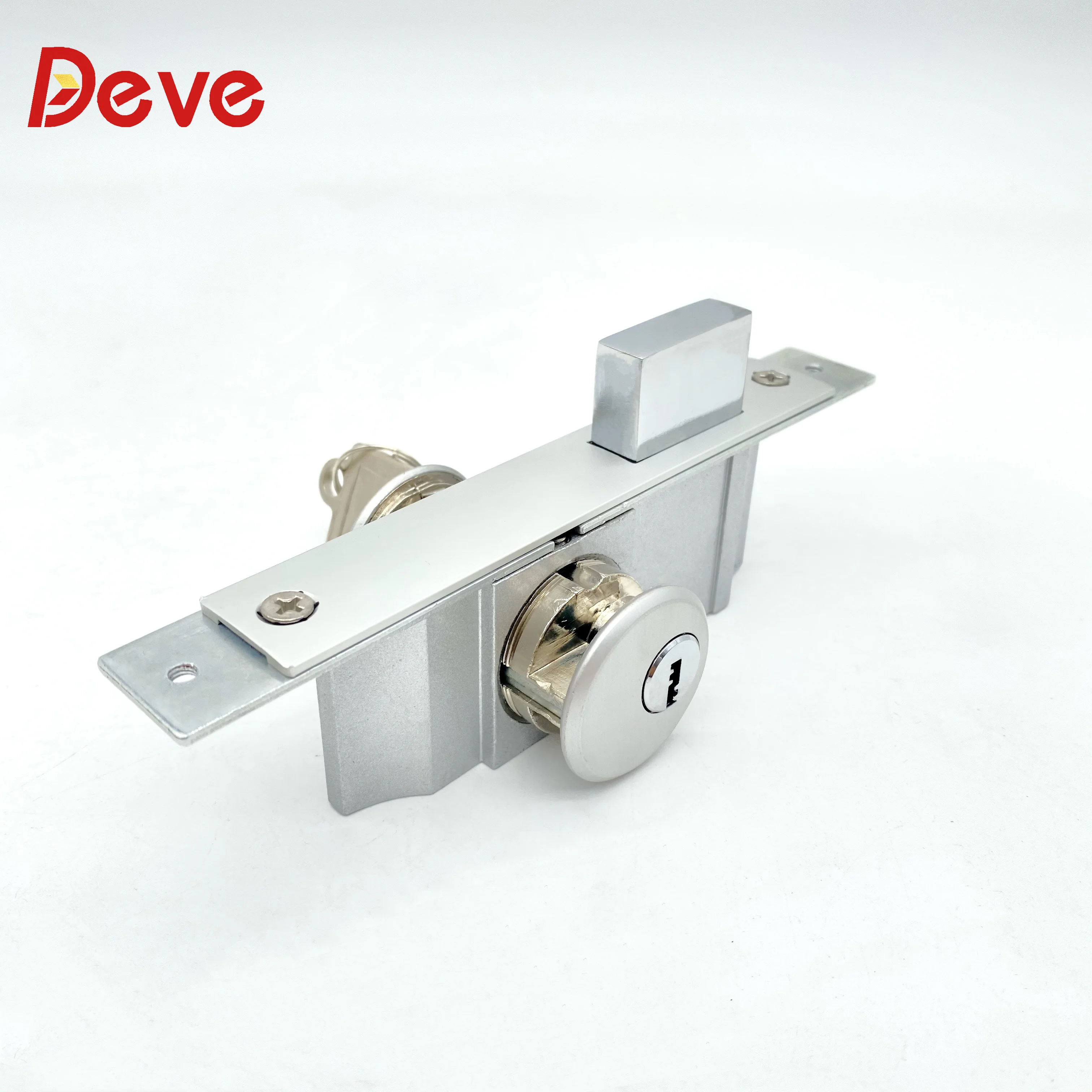 Aluminum Floor Lock Glass Framed Central Door Office Sliding Door Hook ...