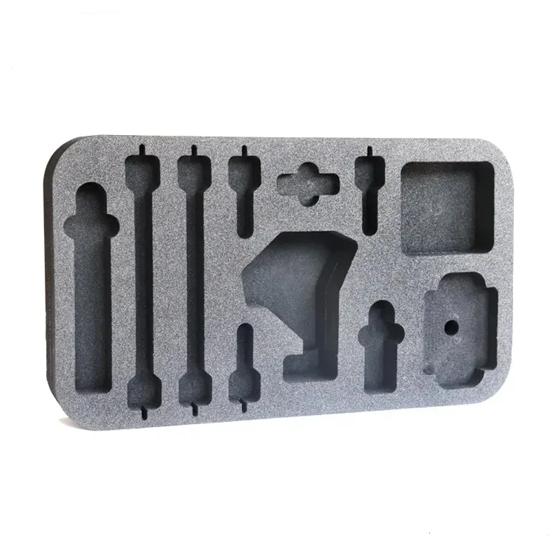Custom Foam Insert Packaging Black Epe Pu Eva Foam Package High Density Polyethylene Foam Insert ...