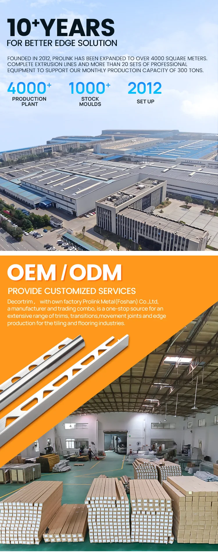 Prolink Metal Tile Edge Trims - Durable & Stylish Solutions