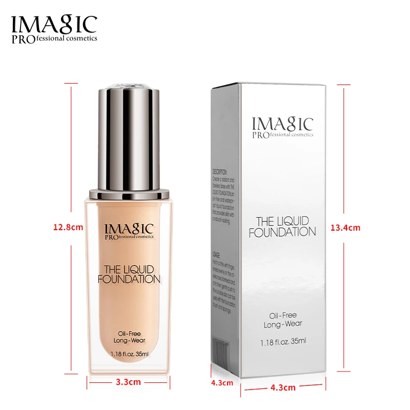 Liquid Foundation Private Label 5color Matte Natural Makeup Liquid ...