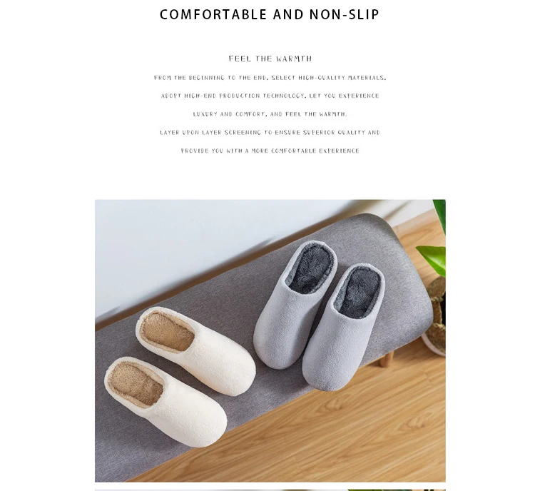 Good Quality Soft House Indoor Slippers Comfortable House Shoes Plush ...