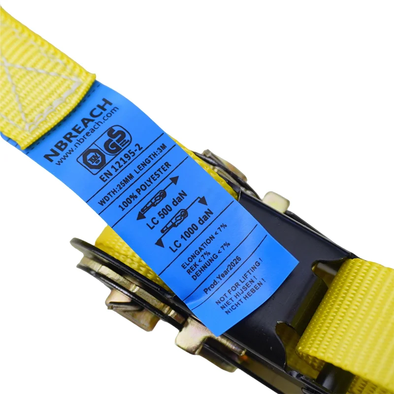 Tali Kerek 1in*800kg dengan Perlengkapan L Track untuk Pengendalian ...