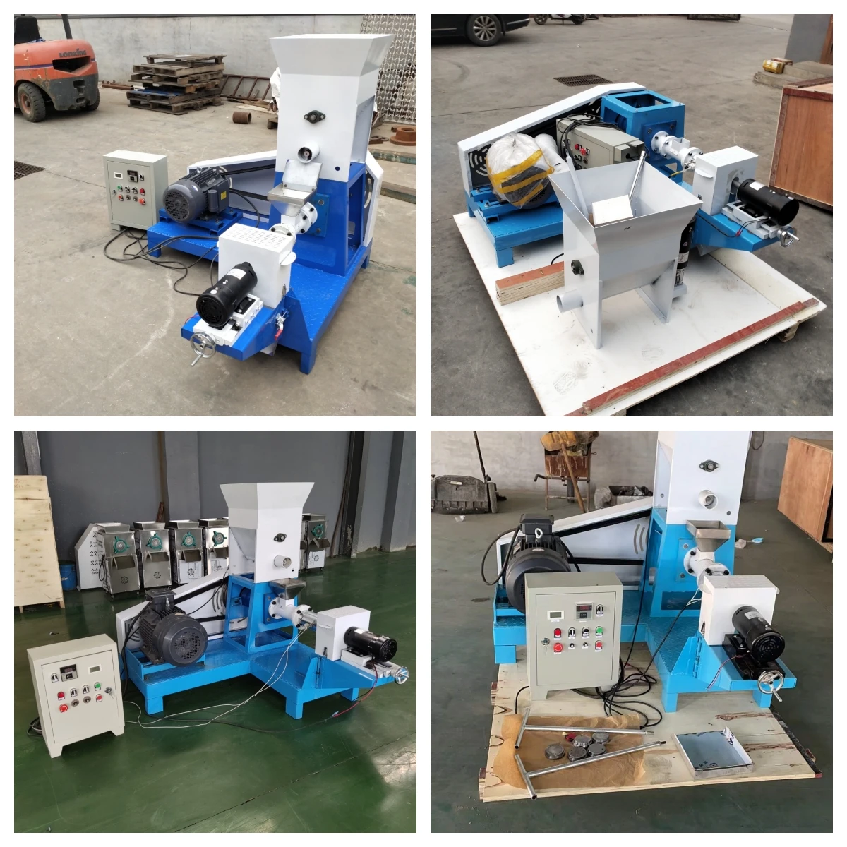 Industrial Soya Bean Extruder 400kg/h Soybean Meal Making Machine With ...