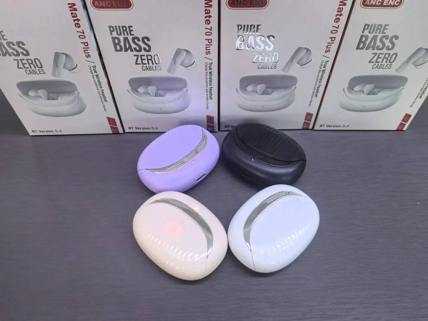 70 Plus TWS Wireless BT5.2 Headphones Earbuds ENC Audio Mate 90 Touch ...