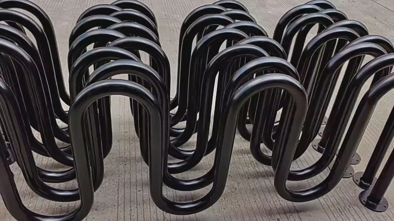 Commercial Outdoor Hot Dip Galvanized Black Powder Coating Wave Hoop ...