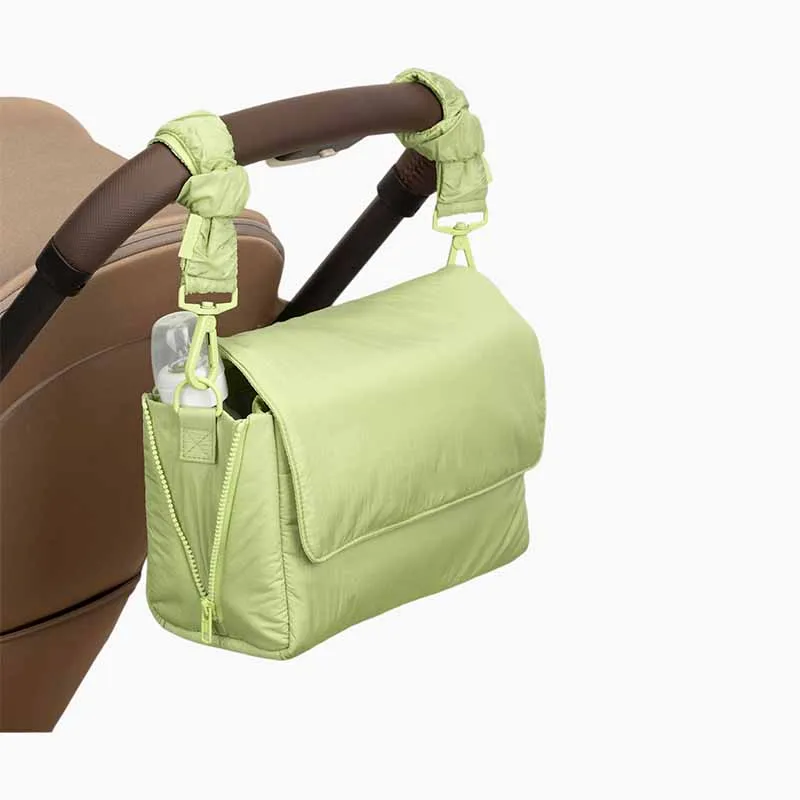 Custom Premium Puffy Nylon Baby Stroller Bag Convertible Stroller Caddy ...