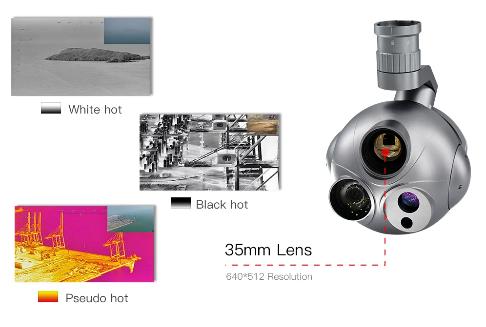 YANGDA 2024 New Storm Eye-30IE-M 3KM Laser Rangefinder EO/IR Camera ...