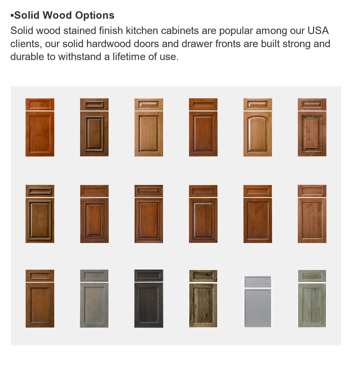 White Oak Solid Wood Inset Frame Kitchen Cabinet - Durable & Stylish