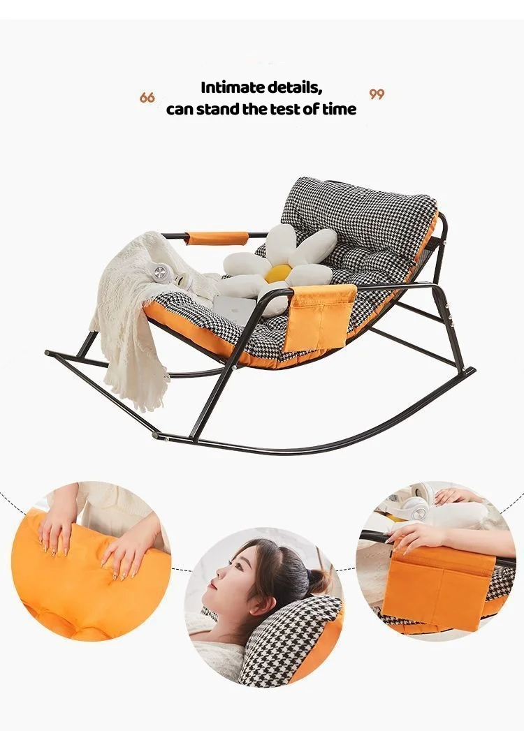 Leisure Rocking Chair Double Lazy Chair for Bedroom & Living Room ...
