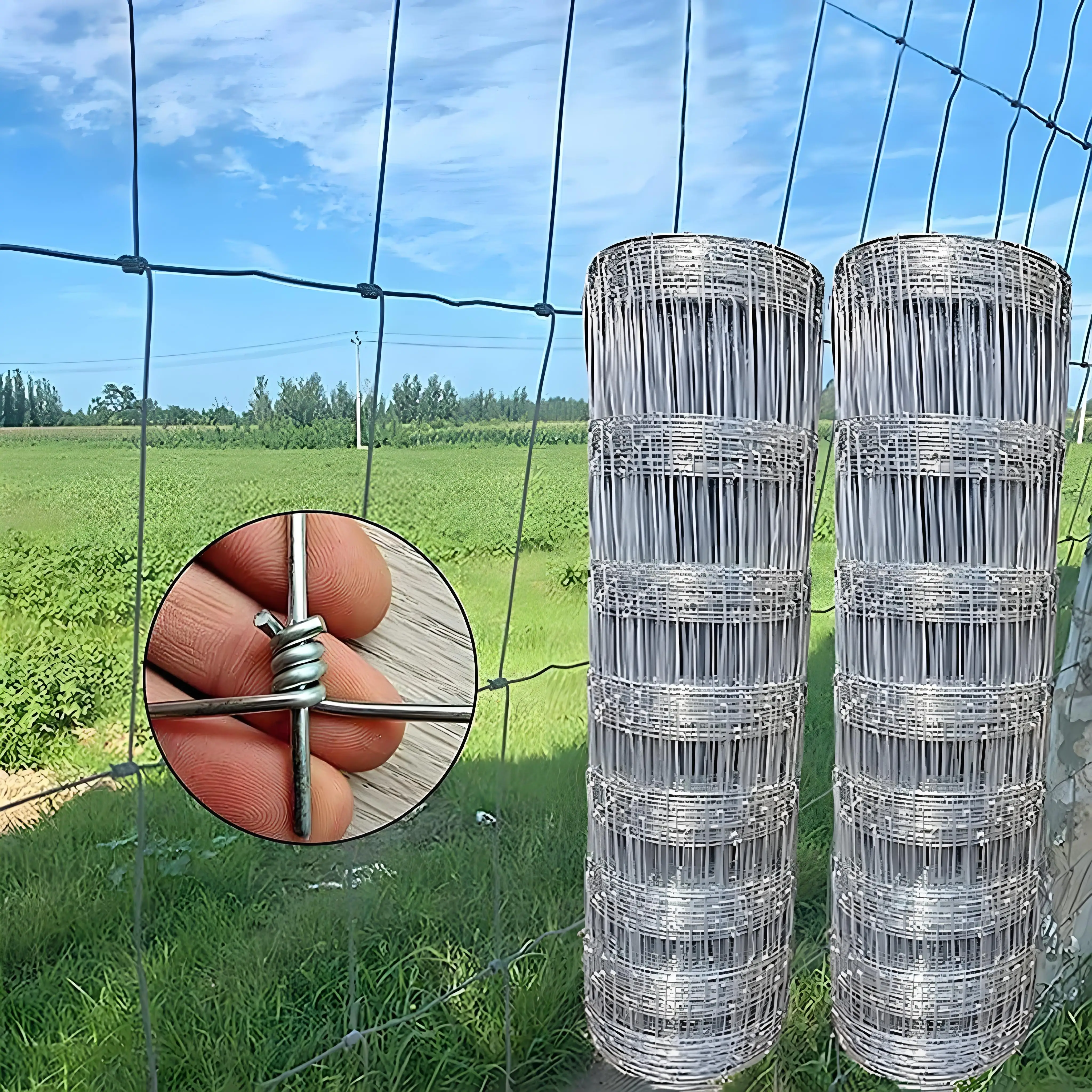 Wholesale Metal Livestock Fence Panel Deer Cattle Farm Guard Field ...
