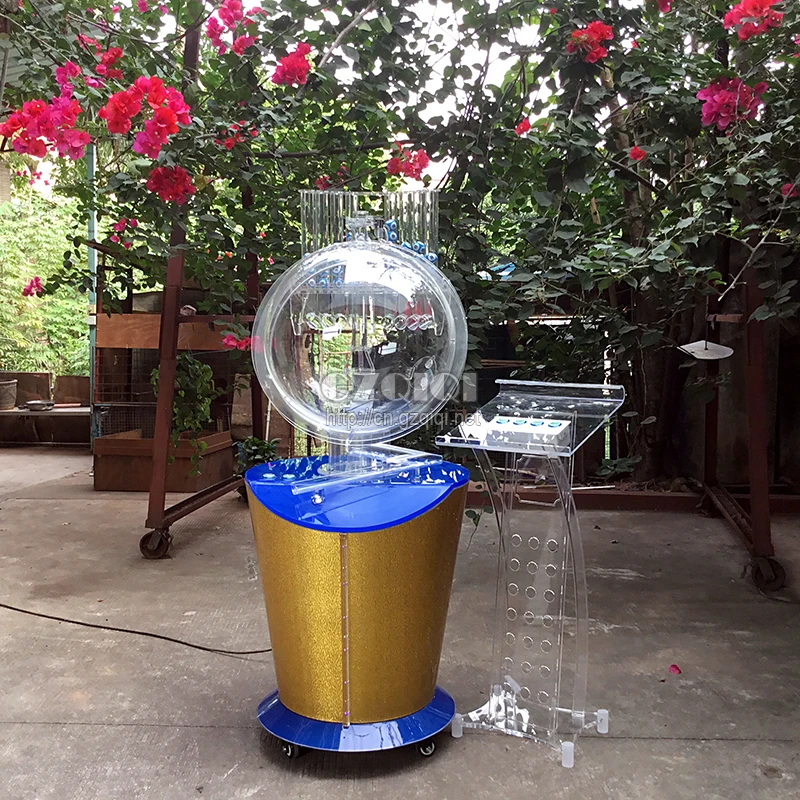 Air Blown Lottery Drawing Machine For 3d 4d 5d 6d Lotto Games - Buy ...