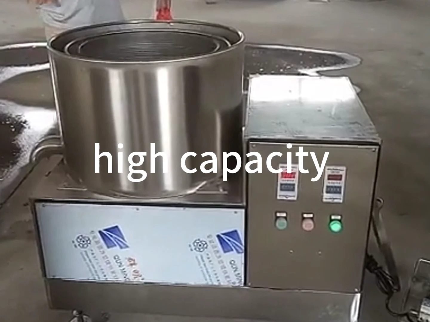 High Capacity Vegetable Potato Chips Centrifugal Dewatering Machine ...